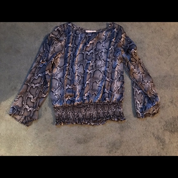 MICHAEL Michael Kors | Tops | Beautiful Snake Pattern Michael Kors Top ...